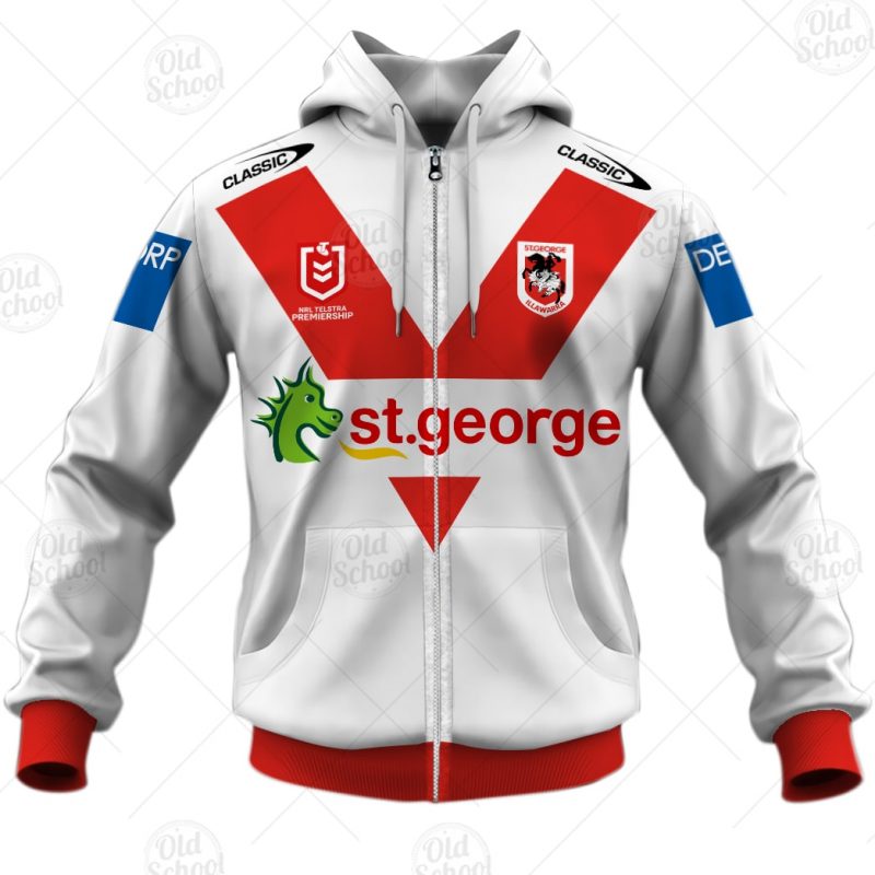 NRL St. George Illawarra Dragons Custom Name Number 2021 Home Jersey ...