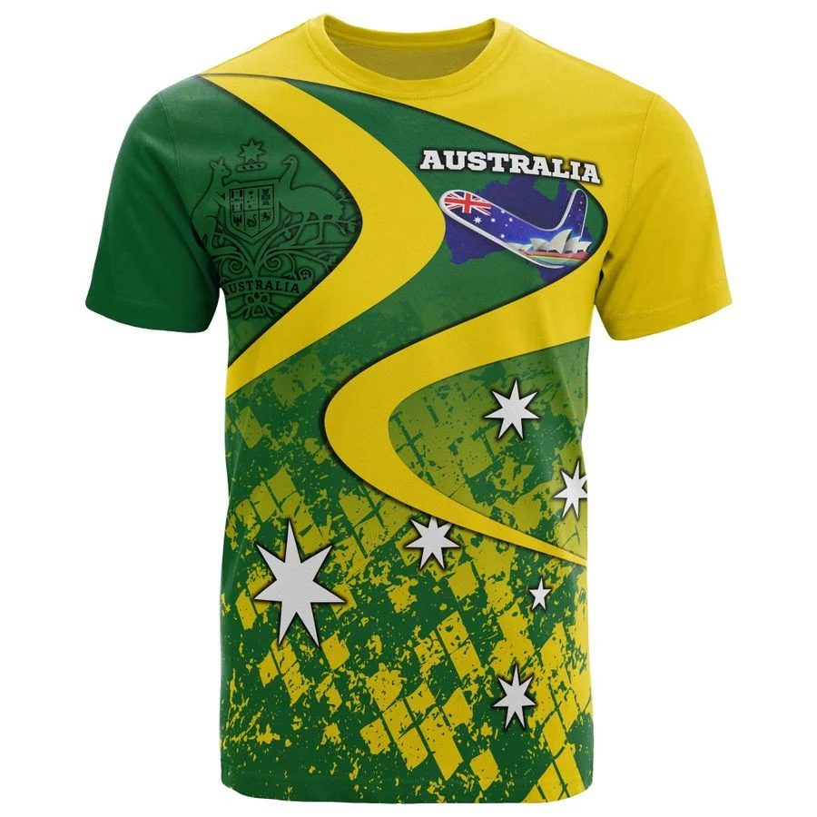 Australia National Color T Shirt