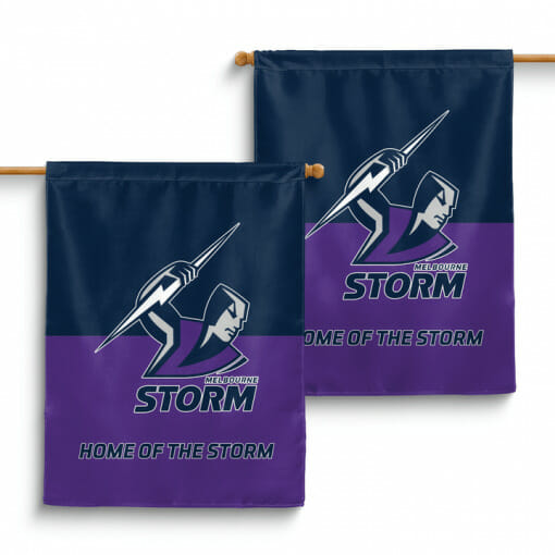 NRL Melbourne Storm House Flag