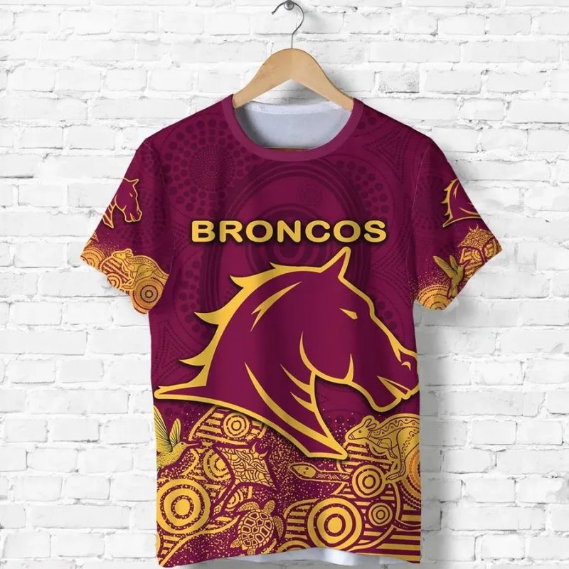 NRL Brisbane Broncos Indigenous T-Shirt