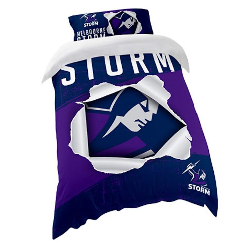 NRL Melbourne Storm Big Logo Doona Cover