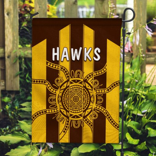 AFL Hawthorn Hawks Indigenous House Flag