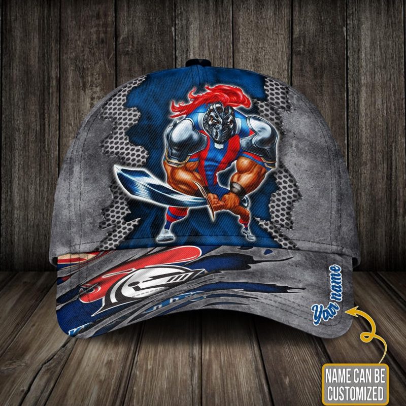 NRL Newcastle Knights Custom Name Mascot Classic Cap