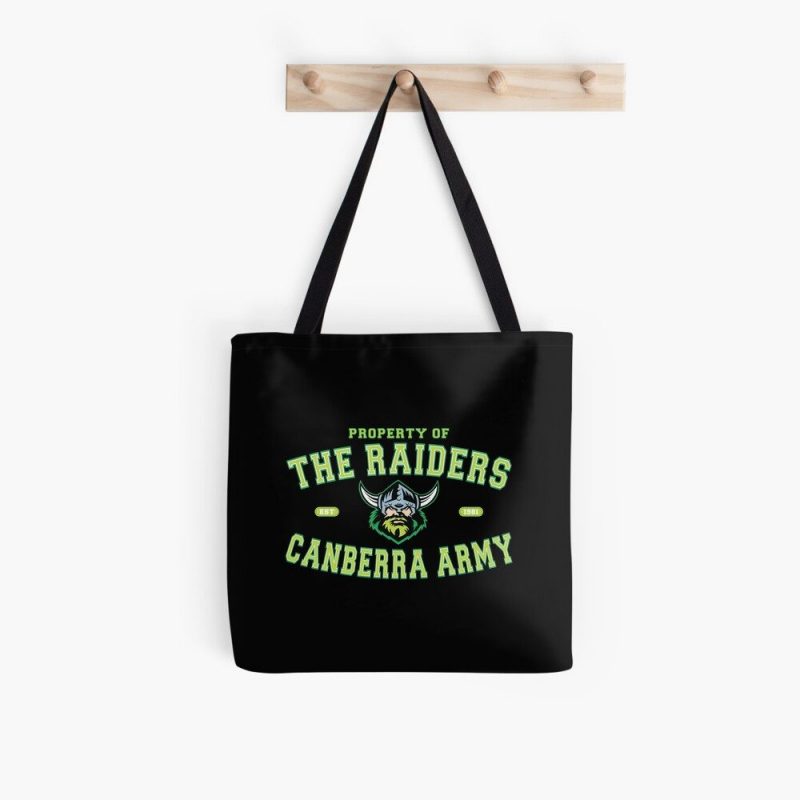 NRL Canberra Raiders Army Tote Bag