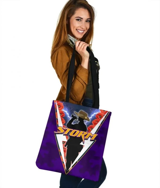 NRL Melbourne Storm ANZAC Day Tote Bag