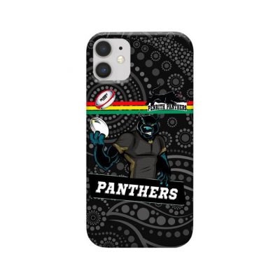 NRL Penrith Panthers Mascot Navy Indigenous Phone Case