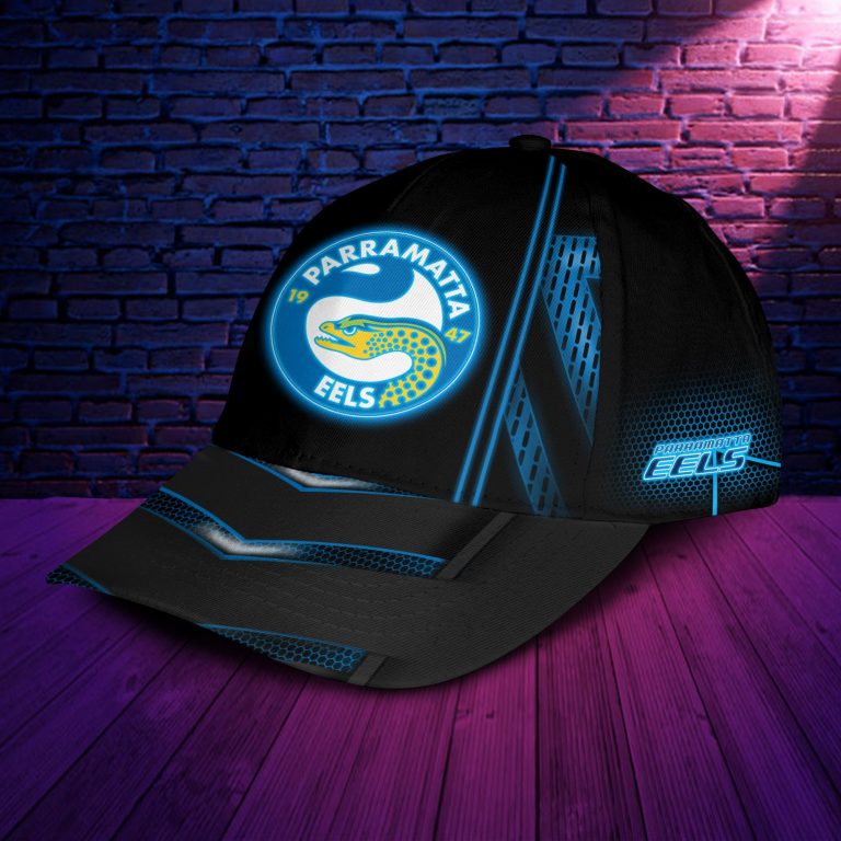 NRL Parramatta Eels Black Blue New Design Classic Cap V2