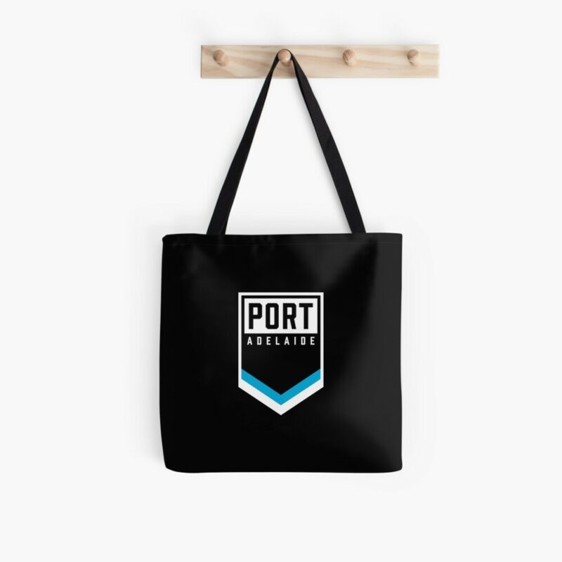 AFL Port Adelaide Black Tote Bag