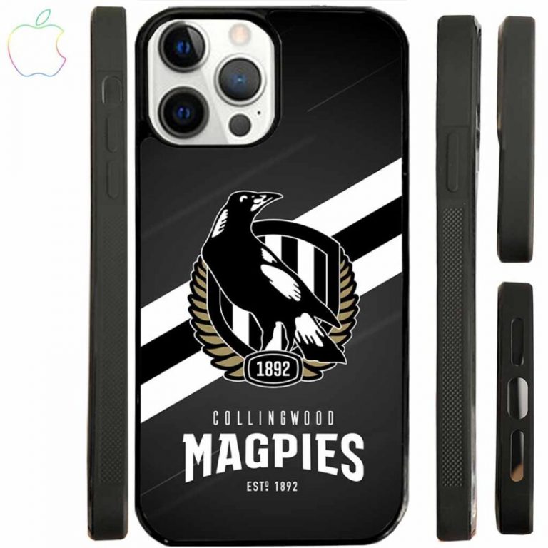 AFL Collingwood Magpies Black White Phone Case