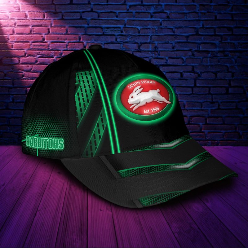 NRL South Sydney Rabbitohs Black Green Version Classic Cap V2