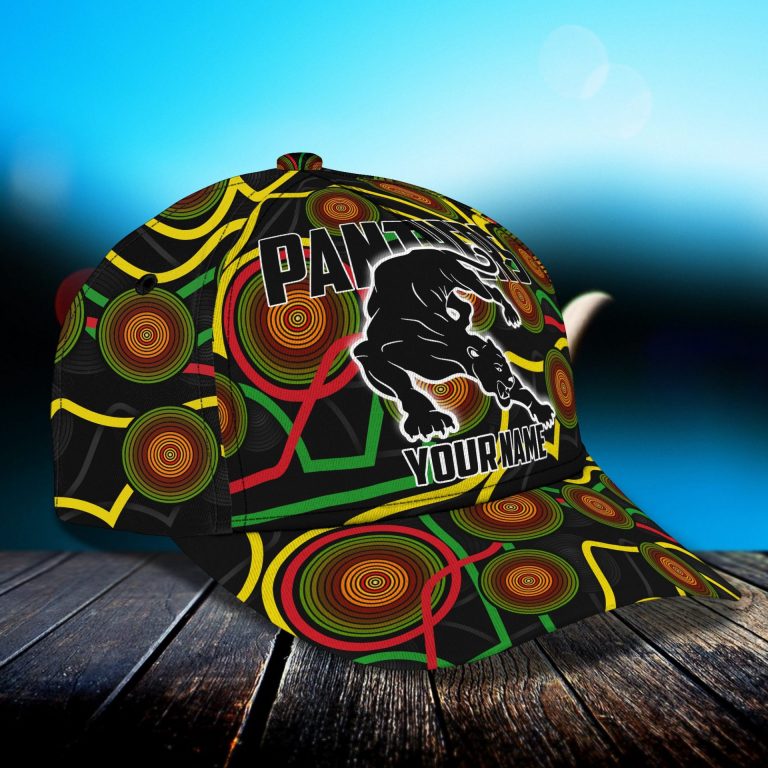 NRL Penrith Panthers Custom Name Indigenous Classic Cap