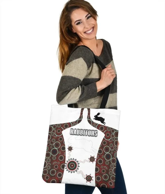 NRL South Sydney Rabbitohs New Indigenous Trending Tote Bag