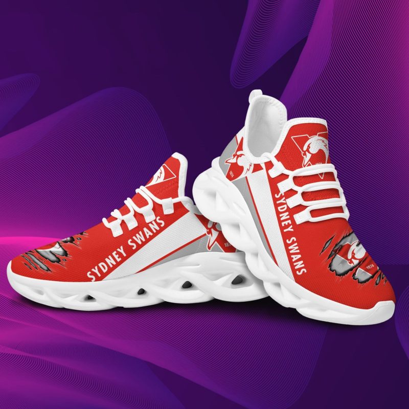 AFL Sydney Swans Red Logo 3D Max Soul Shoes