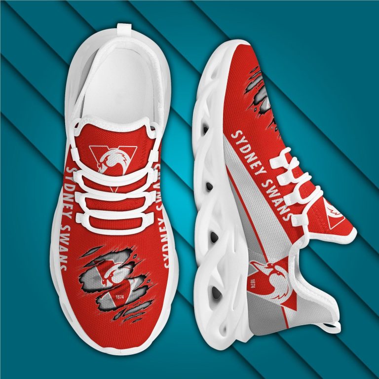AFL Sydney Swans Red Logo 3D Max Soul Shoes