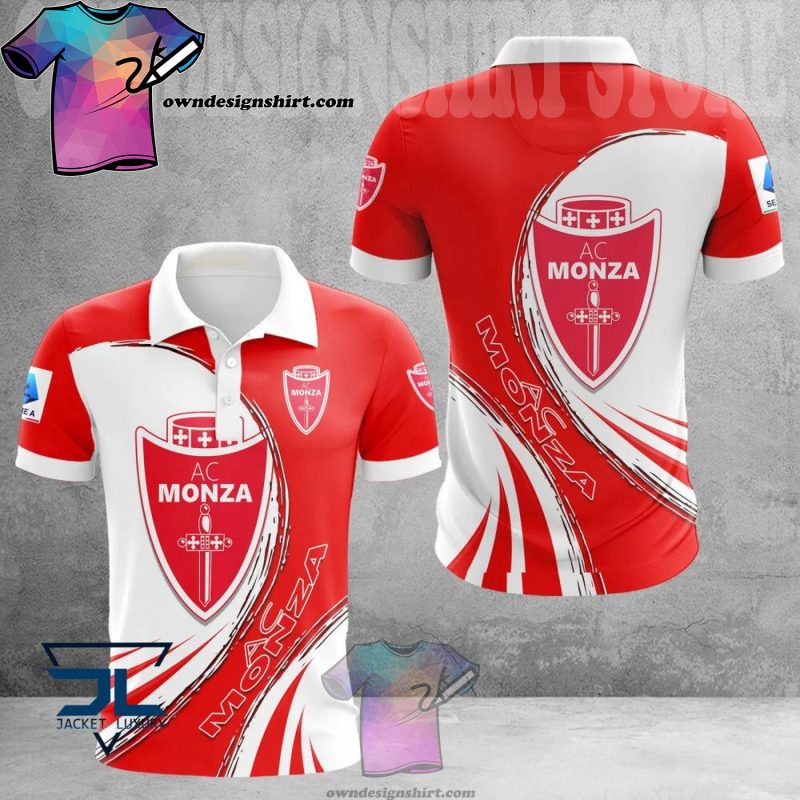 AC Monza Red White Polo Shirt