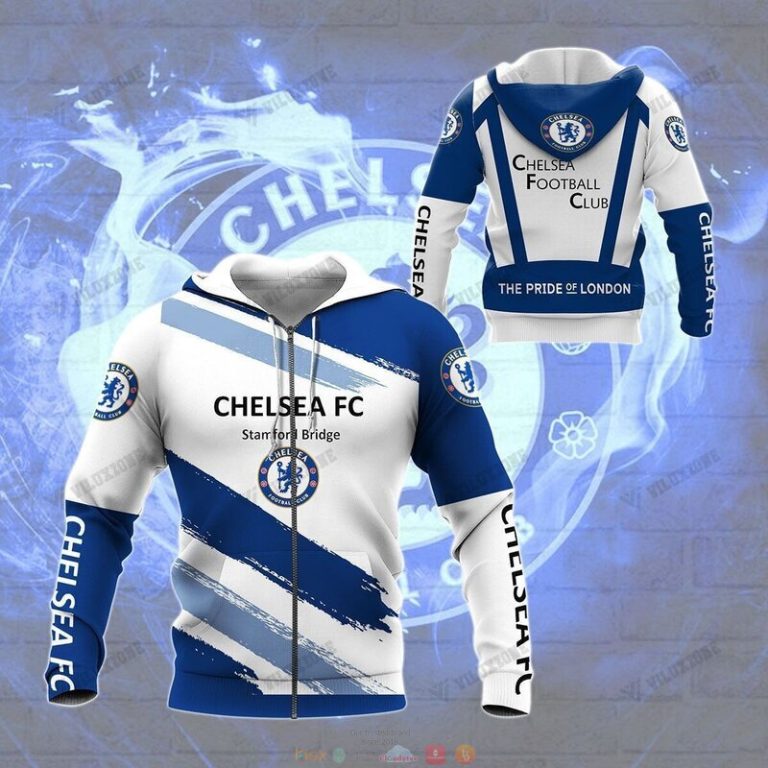 Chelsea FC Stamford Bridge Zip Up Hoodie