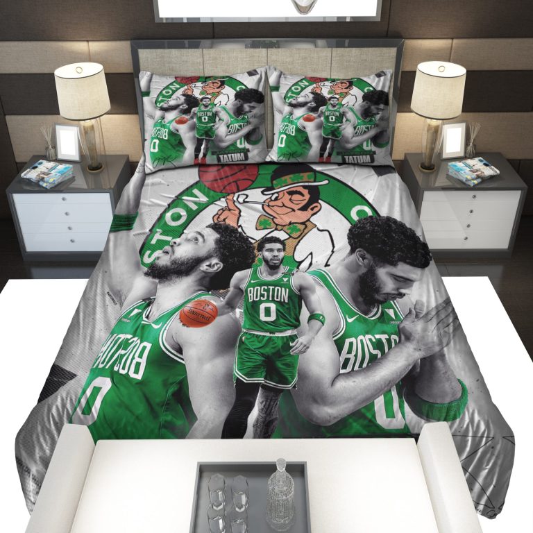 NBA Boston Celtics Jayson Tatum Bedding Set V2