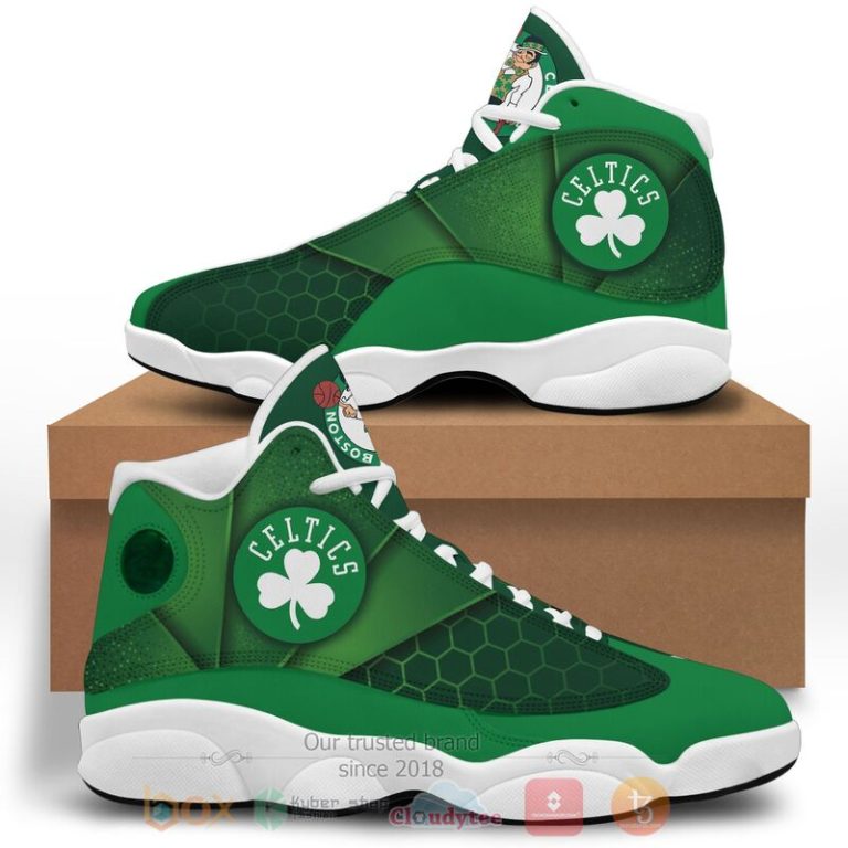 NBA Boston Celtics Green Air Jordan 13 Shoes