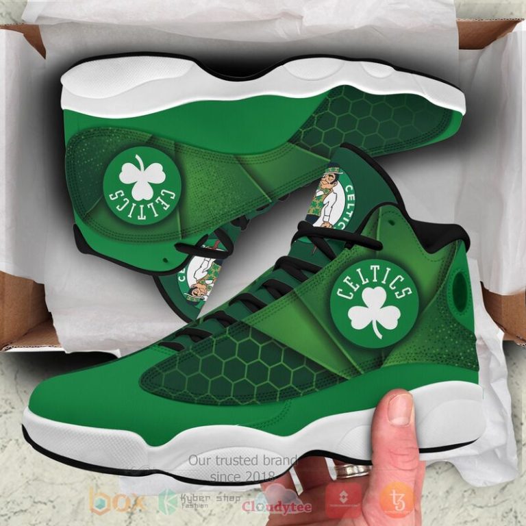 NBA Boston Celtics Green Air Jordan 13 Shoes