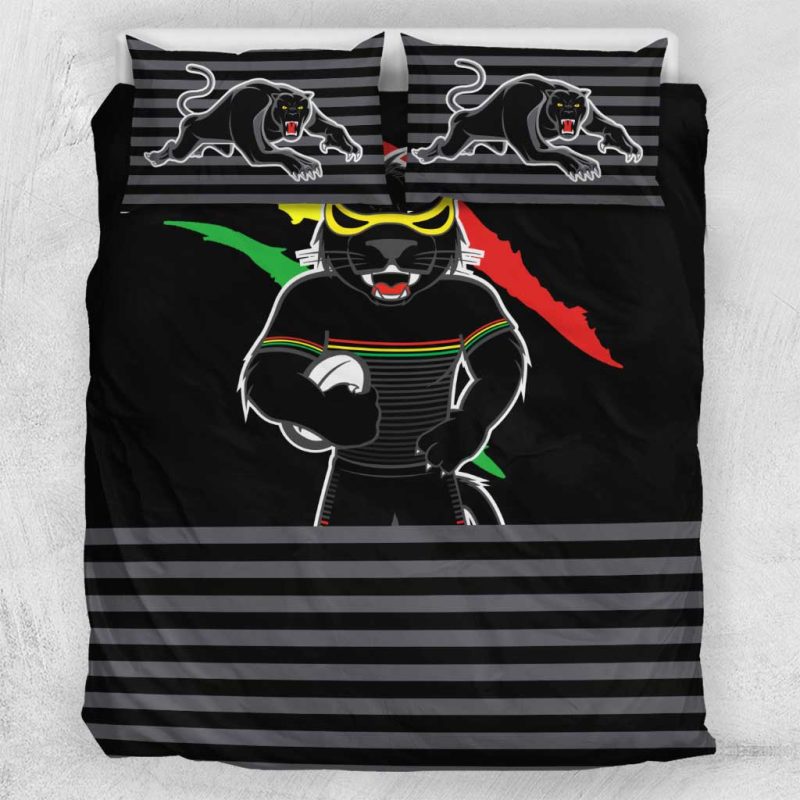 NRL Penrith Panthers Black Mascot Doona Cover