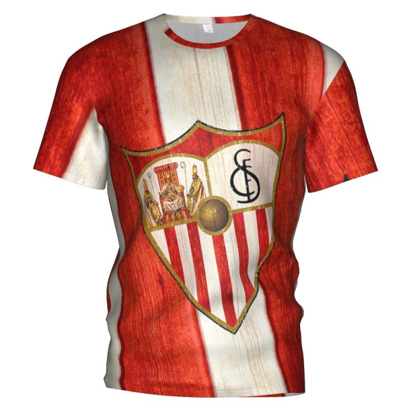 Sevilla FC White Red T-Shirt V2