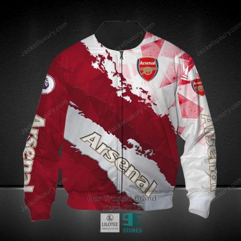 Arsenal FC Dark Red Bomber Jacket