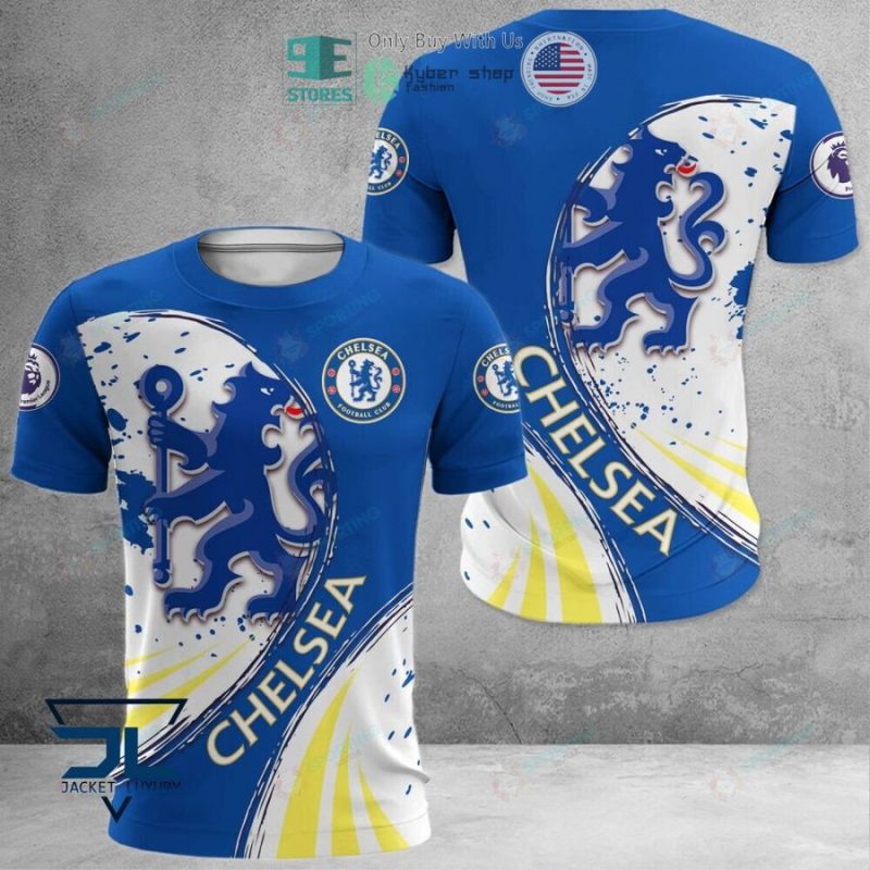 Chelsea FC Blue White T-Shirt