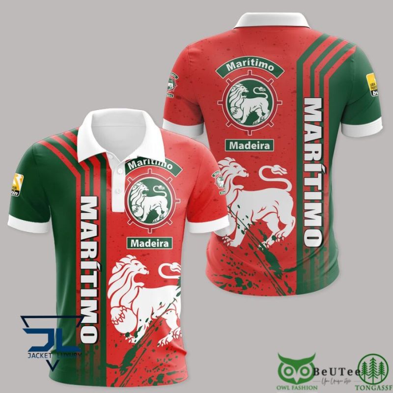 CS Marítimo Red Green Polo Shirt
