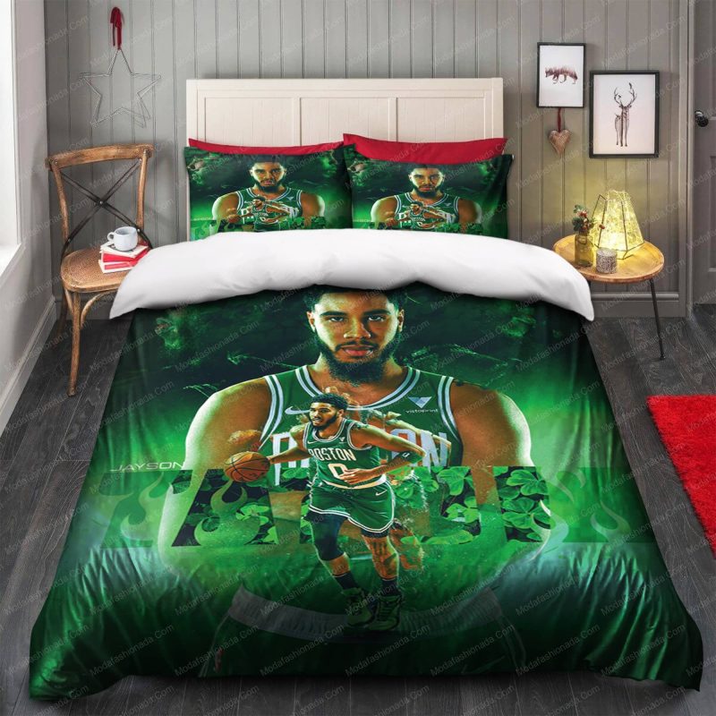 NBA Boston Celtics Jayson Tatum Bedding Set V3