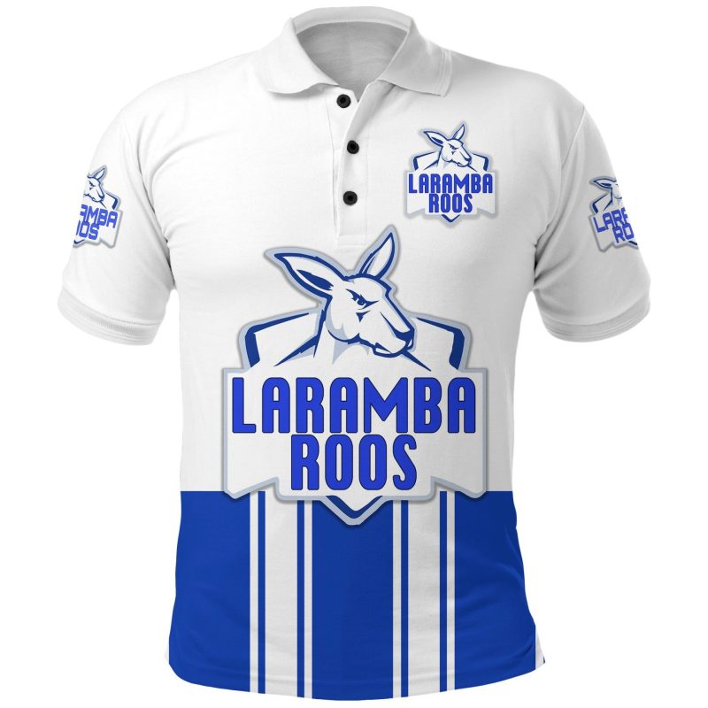 Laramba Roos White Kangaroos Original Polo Shirt
