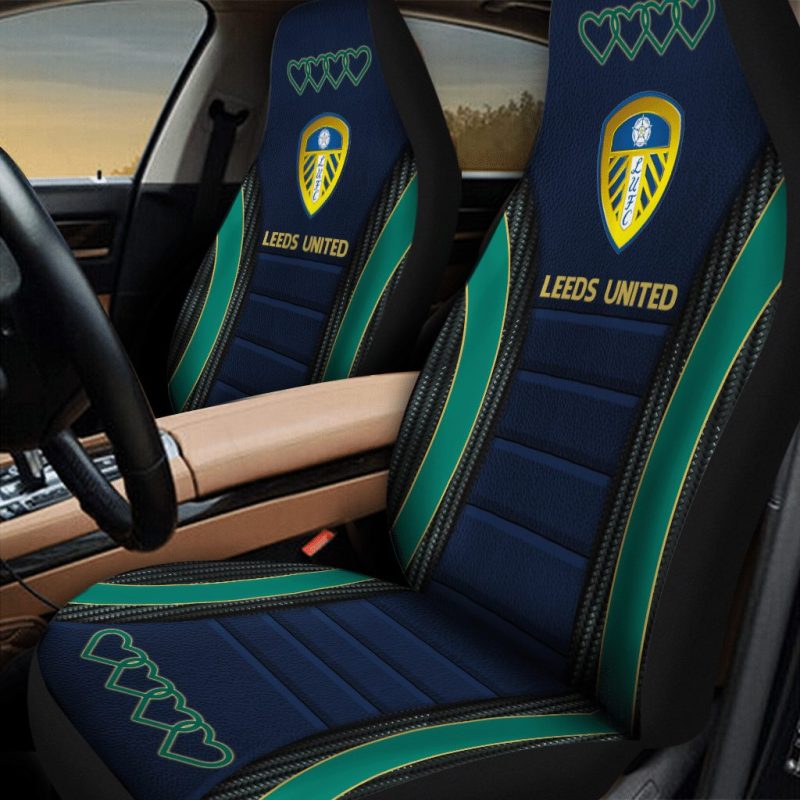 Leeds United Dark Blue Car Seat Covers
