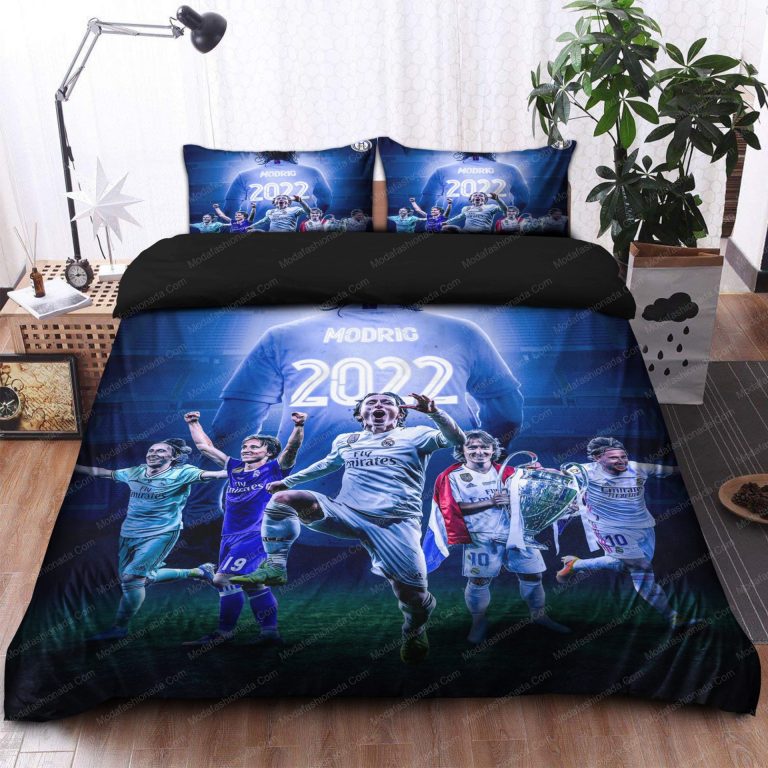Real Madrid Luka Modric 10 2022 Bedding Set