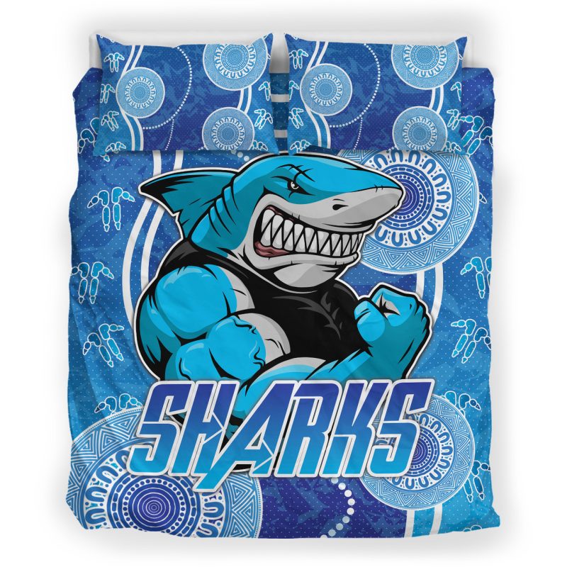 NRL Cronulla-Sutherland Sharks Indigenous Mascot Doona Cover