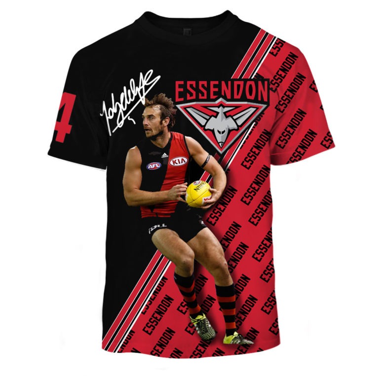 AFL Essendon Bombers Jobe Watson #4 T-Shirt