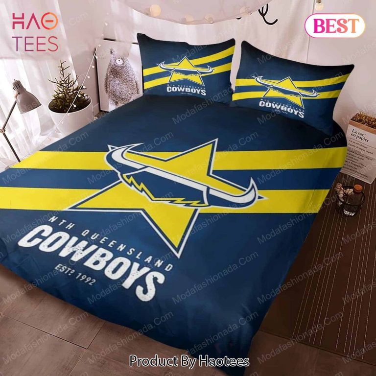 NRL North Queensland Cowboys Blue Yellow Doona Cover