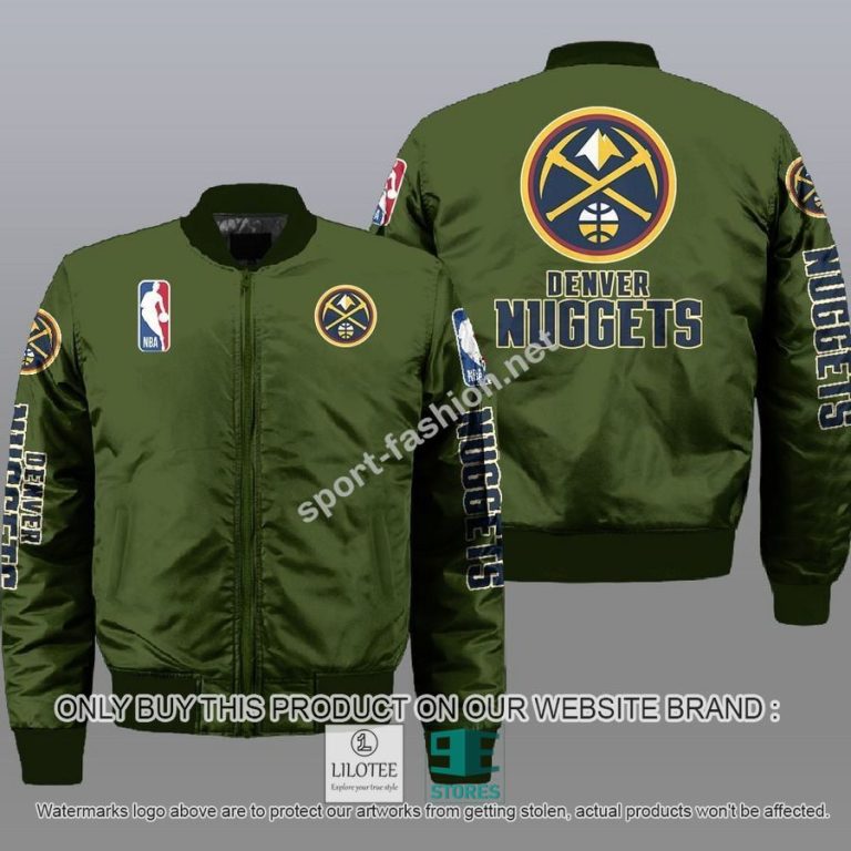 NBA Denver Nuggets Green Bomber Jacket