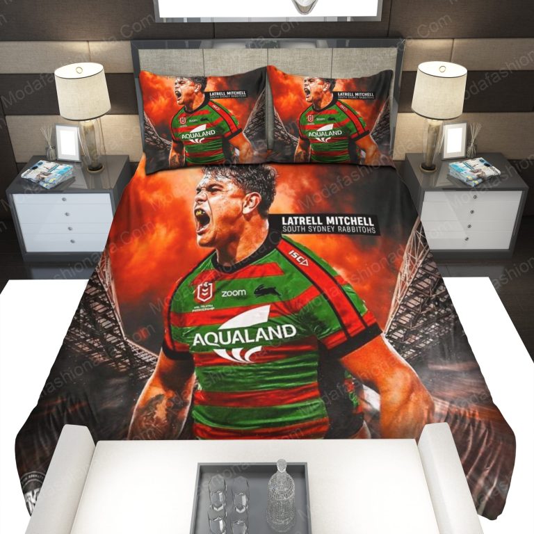 NRL South Sydney Rabbitohs Latrell Mitchell Doona Cover