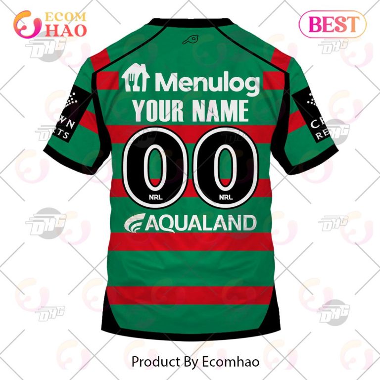 NRL South Sydney Rabbitohs Custom Text Indigenous NAIDOC Baseball Jersey