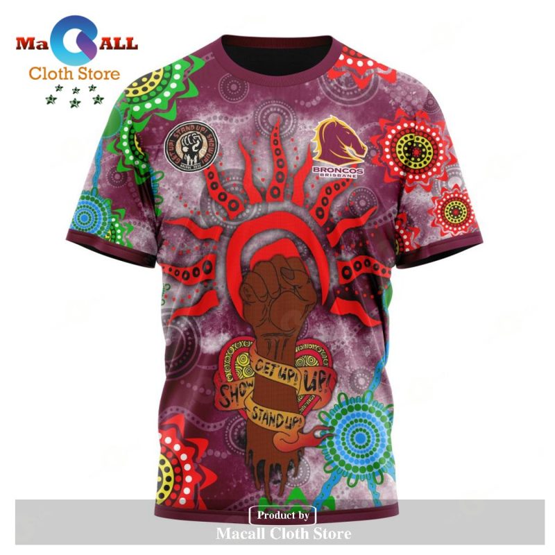 NRL Brisbane Broncos 2022 NAIDOC Week T-Shirt
