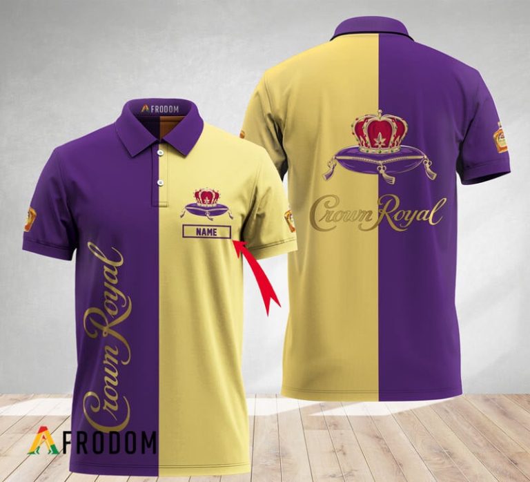 Crown Royal Custom Name Polo Shirt
