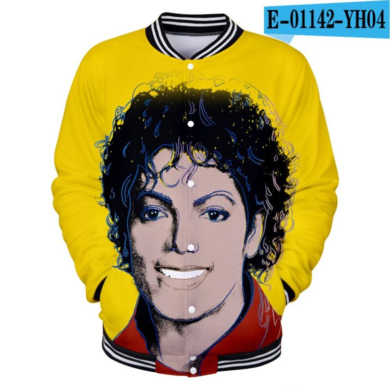 Michael Jackson Yellow Baseball Jacket