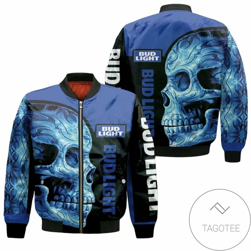 Bud Light Skull Bomber Jacket