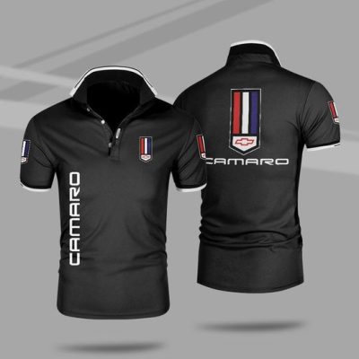 Chevrolet Camaro Black Polo Shirt