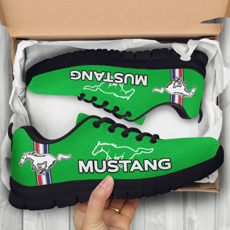 Ford Mustang Green Running Shoes