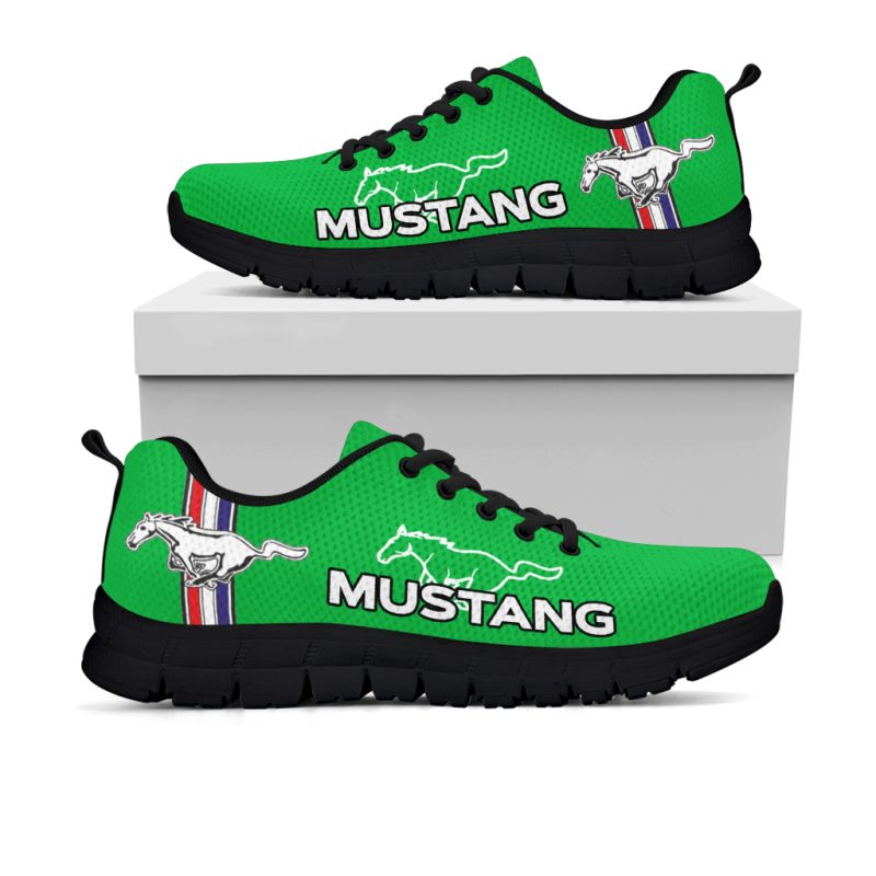 Ford Mustang Green Running Shoes