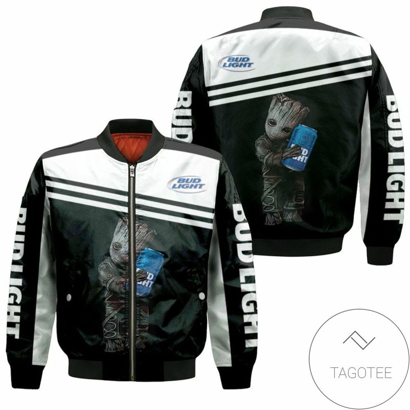 Bud Light Groot Hug Bomber Jacket