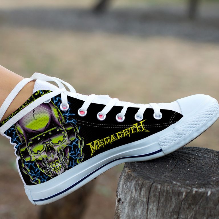 Megadeth Vic Rattlehead High Top Shoes