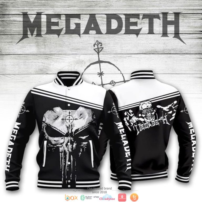 Megadeth Skull Baseball Jacket