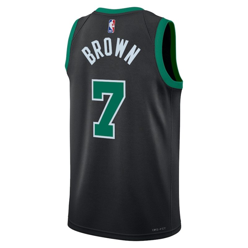 Boston Celtics Jaylen Brown Statement Edition Black NBA Jersey