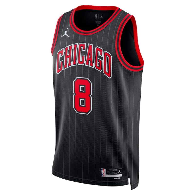 Chicago Bulls Zach LaVine Statement Edition Black NBA Jersey